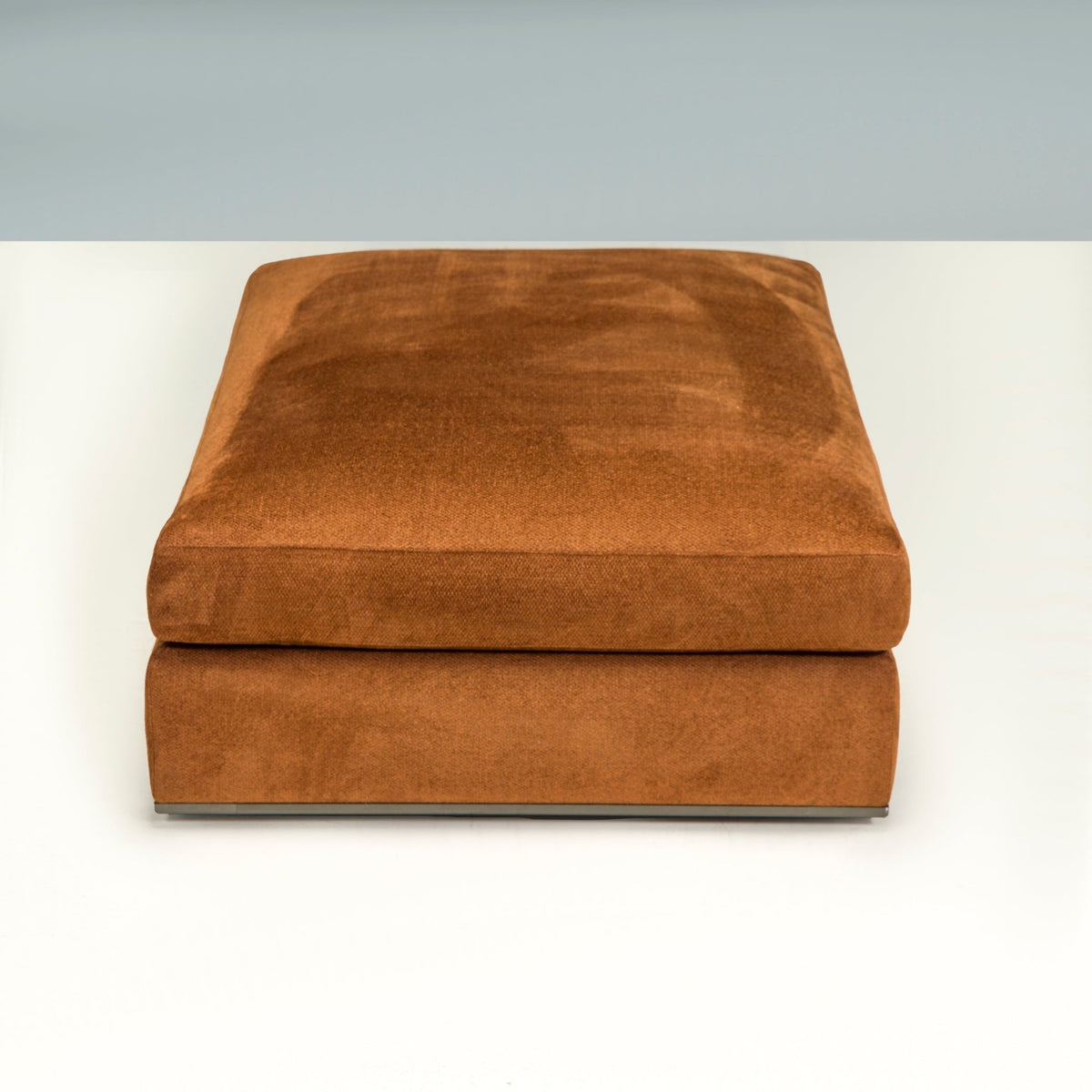 B&B Italia by Antonio Citterio Brown Velvet Richard Ottoman – REHAUS