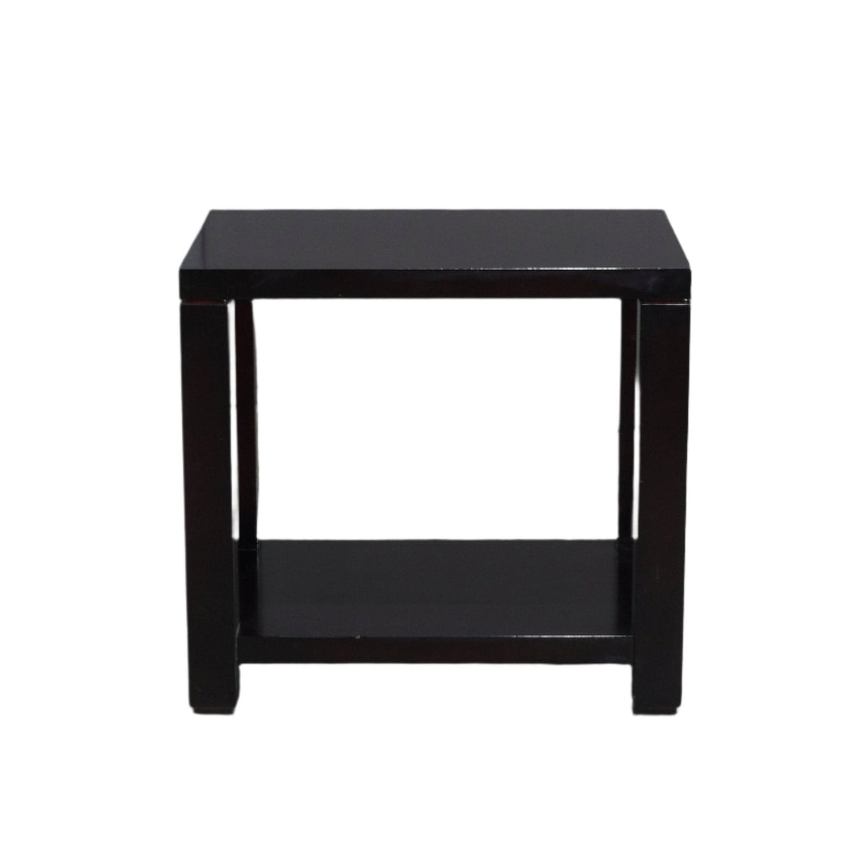 HC Black Wooden Side Table – REHAUS